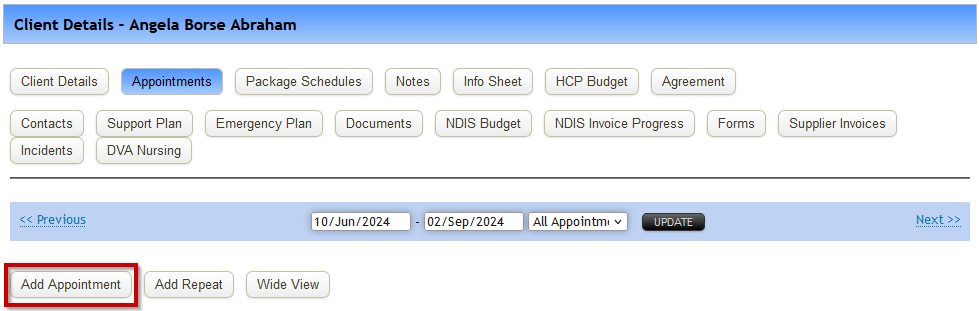 Creating a Single Appointment – TurnPoint Knowledge Base