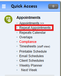 Searching and Exporting Repeat Appointments – TurnPoint Knowledge Base