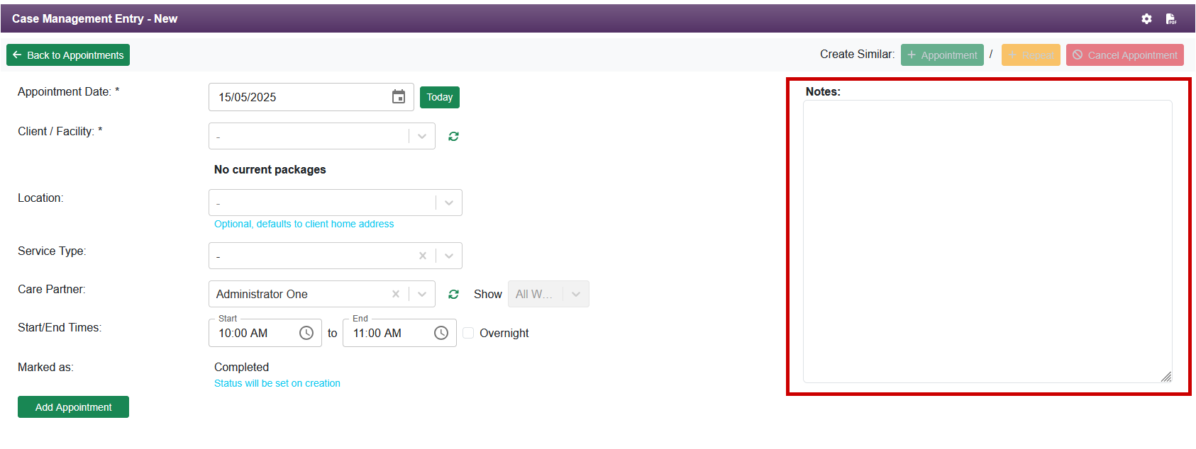 SAH - Case Management – TurnPoint Knowledge Base