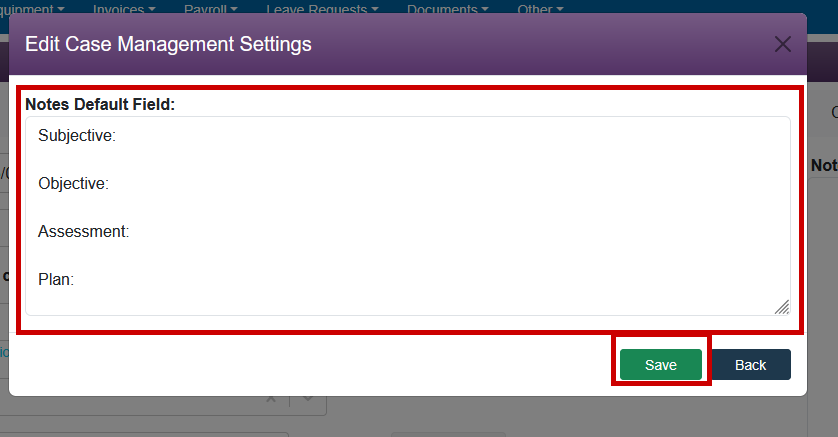 SAH - Case Management – TurnPoint Knowledge Base