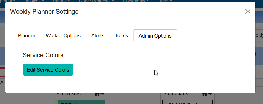 Weekly Planner V2 - Settings – TurnPoint Knowledge Base