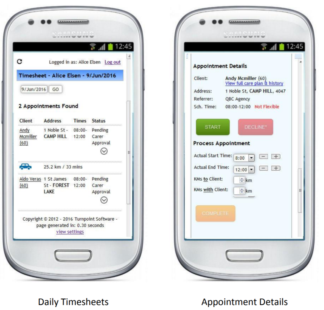 Mobile view - Basic – TurnPoint Knowledge Base