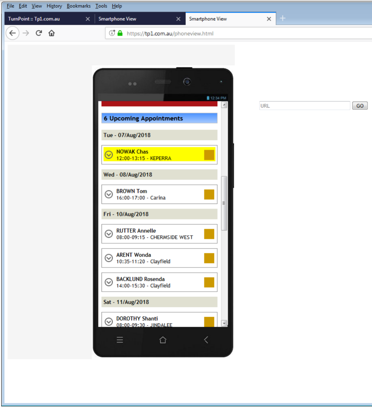 Appointment Bidding – TurnPoint Knowledge Base