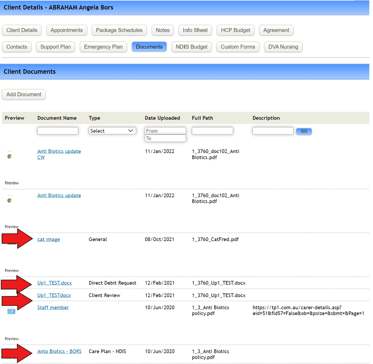Reports - Document Checklist – TurnPoint Knowledge Base