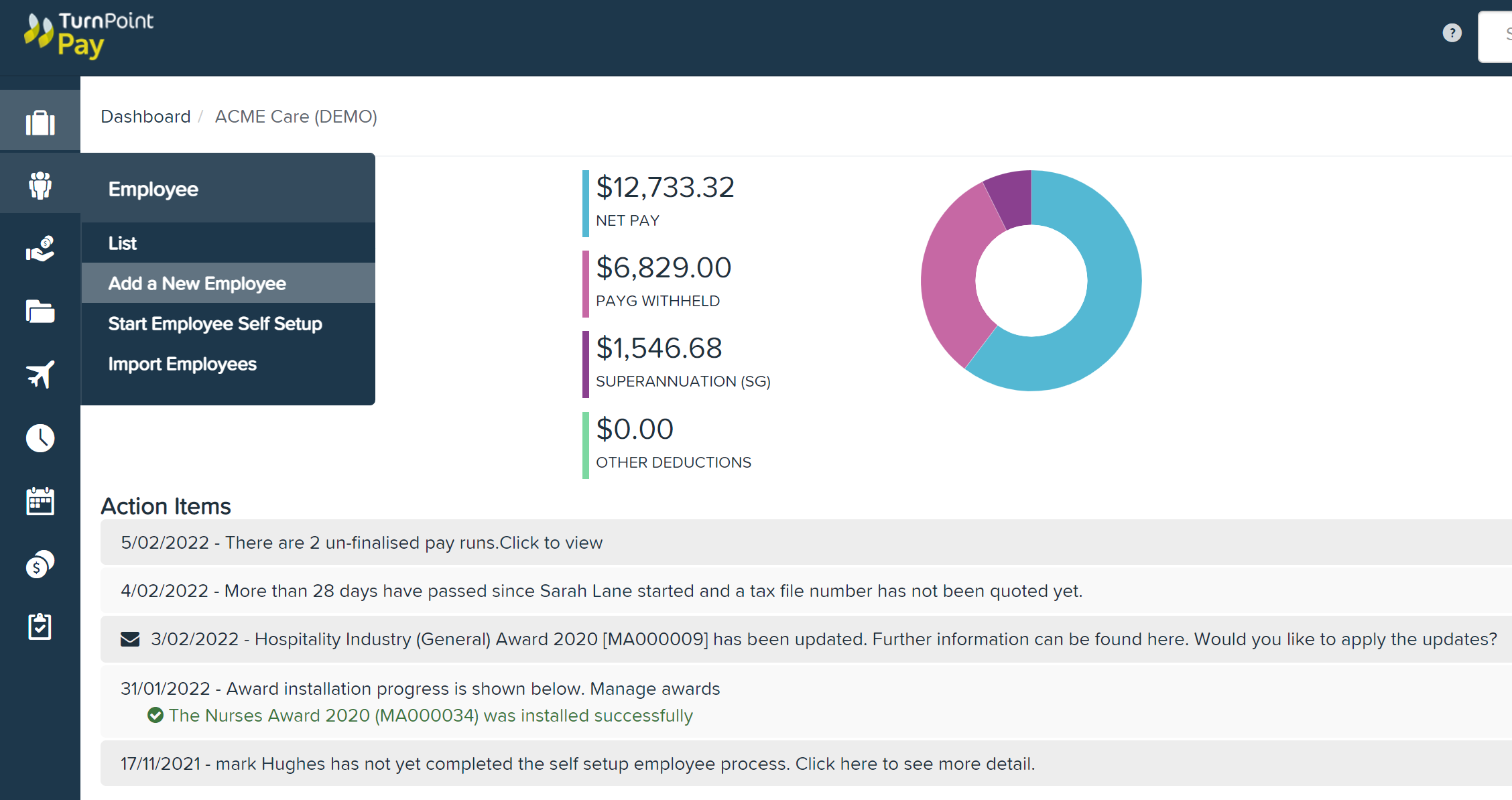 Creating a New Employee in TurnPoint Pay – TurnPoint Knowledge Base