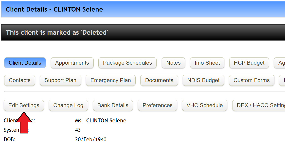 How to reactivate deleted clients – TurnPoint Knowledge Base