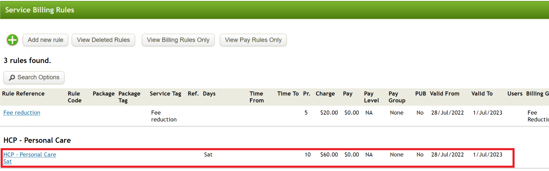 How to charge different rate for same service type 1 - Setting up Billing Rules – TurnPoint ...
