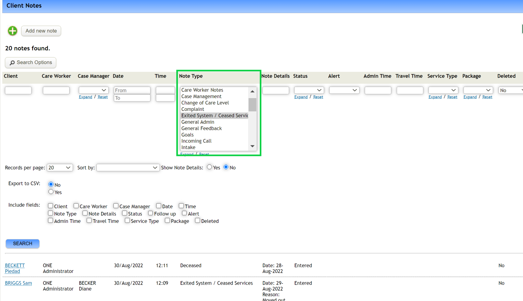 How to process leaving clients from TurnPoint - Departing/Deceased clients – TurnPoint Knowledge ...