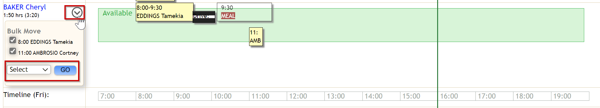 Daily Roster View – TurnPoint Knowledge Base
