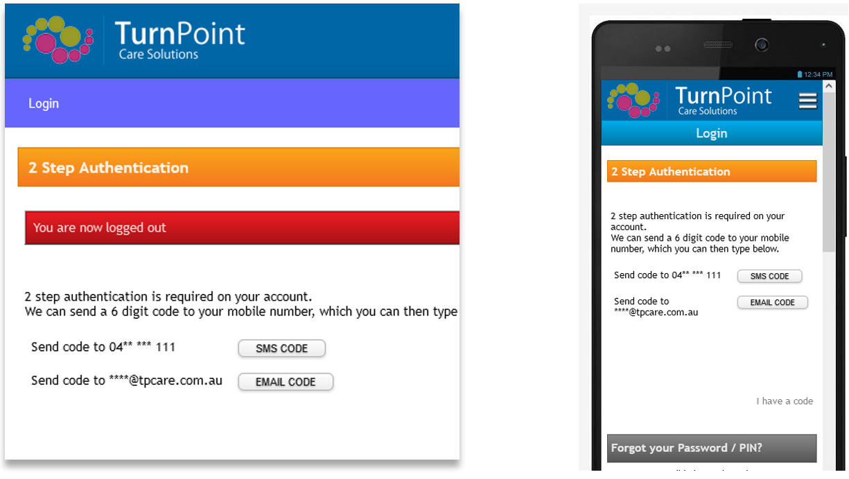 Two Step Authentication – TurnPoint Knowledge Base