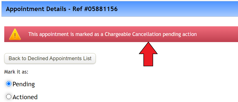 Daily Snapshot - Declined Appointments – TurnPoint Knowledge Base