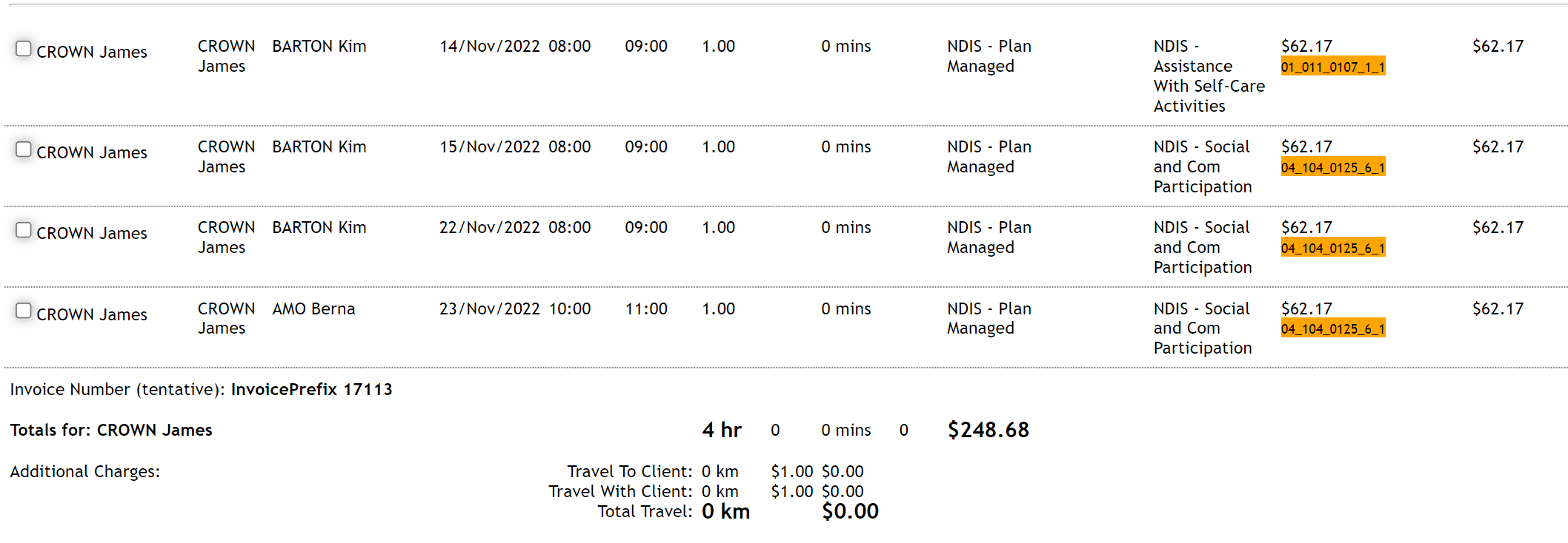 NDIS - Process NDIS invoice, and export to accounting system & PRODA ...