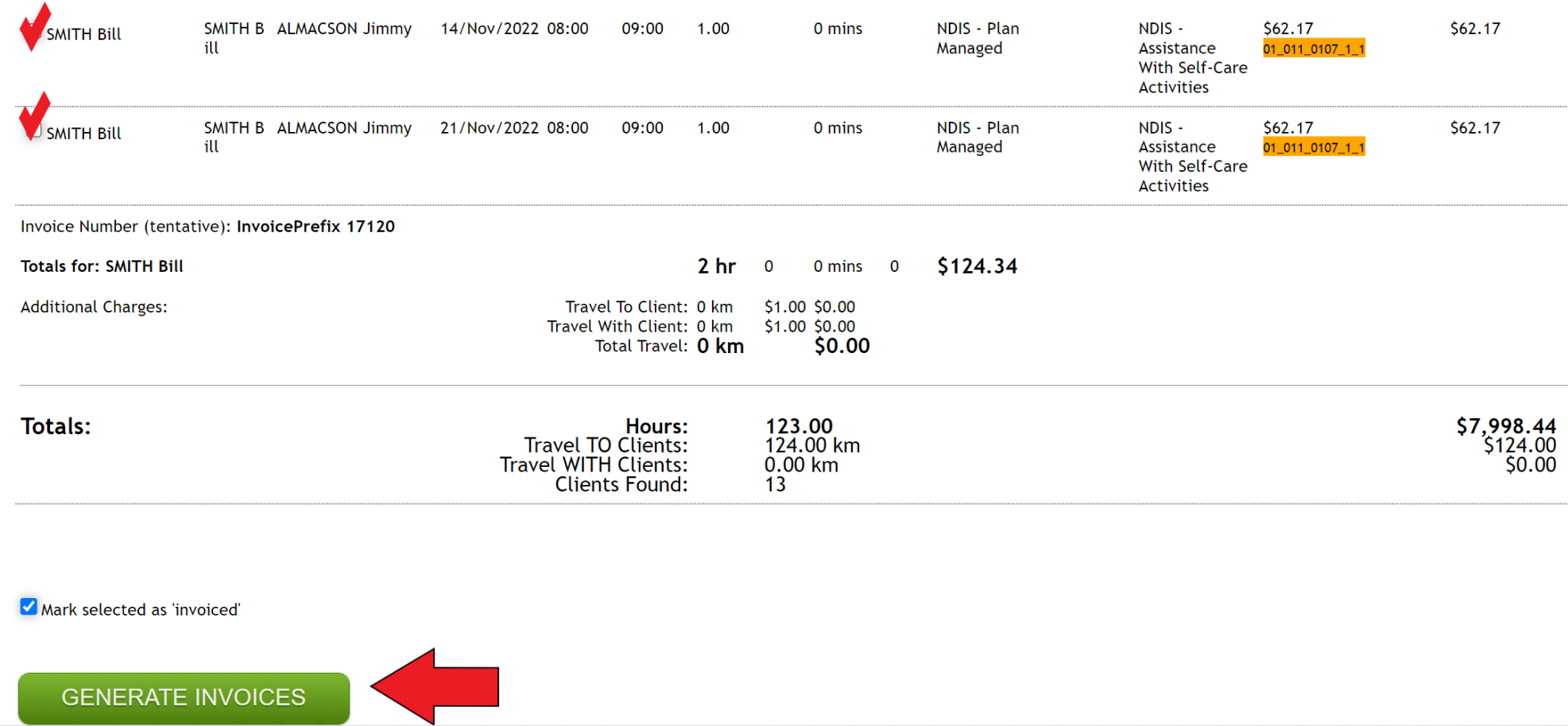 NDIS - Process NDIS invoice, and export to accounting system & PRODA ...