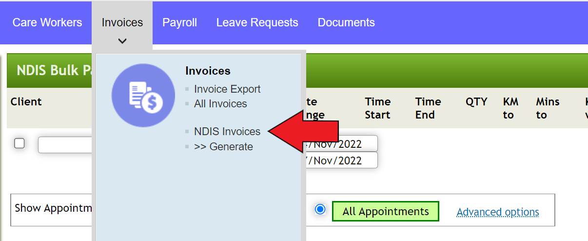 NDIS - Process NDIS invoice, and export to accounting system & PRODA ...