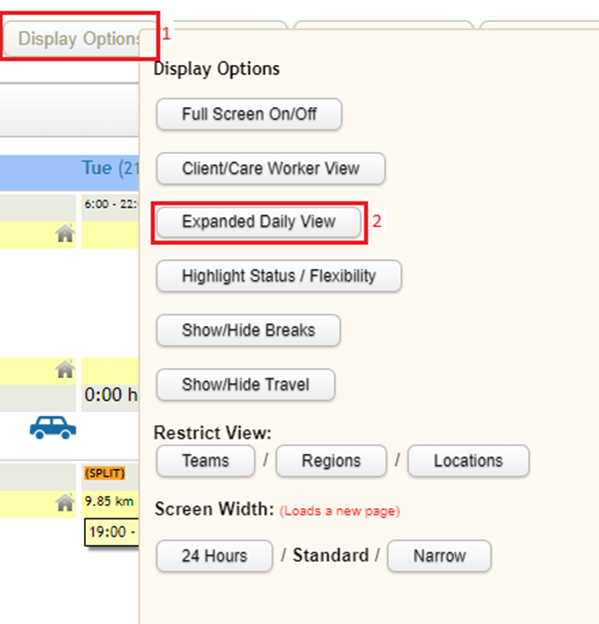 Daily Roster View - Using Bulk Move Function – TurnPoint Knowledge Base