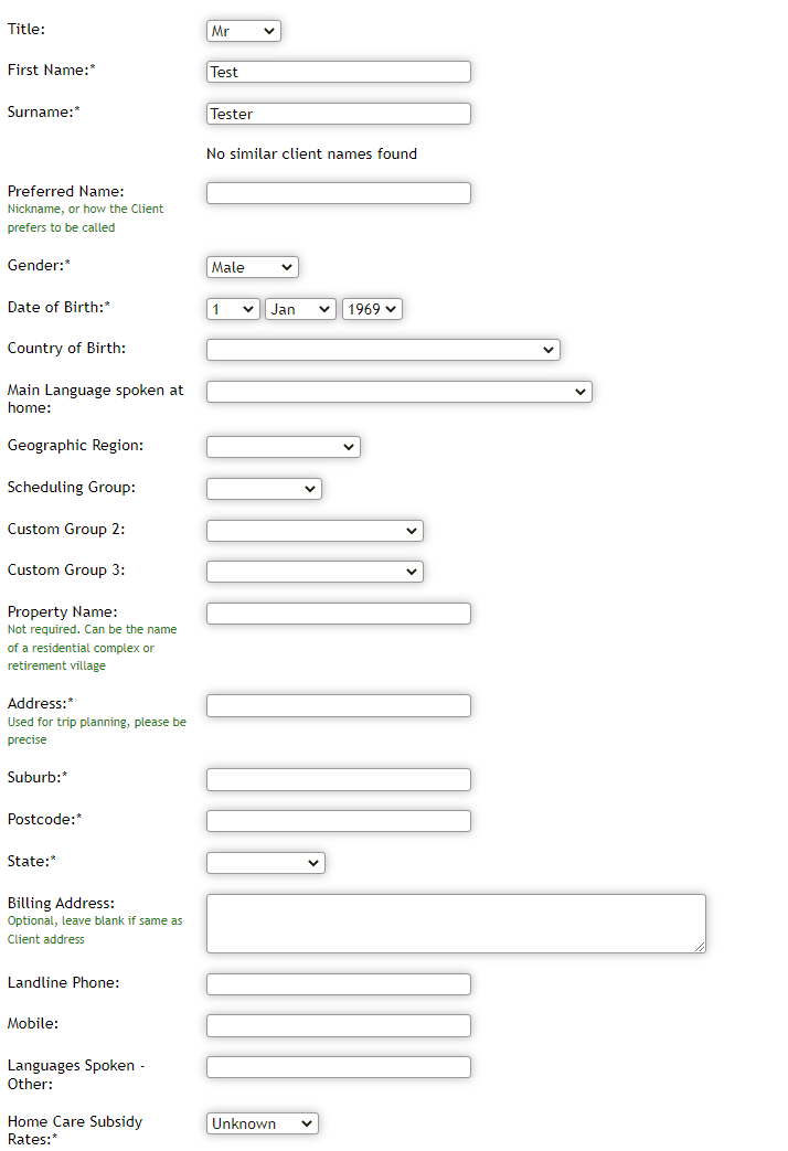 NDIS - Adding NDIS participants – TurnPoint Knowledge Base