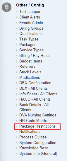 Adding Package Restrictions – TurnPoint Knowledge Base