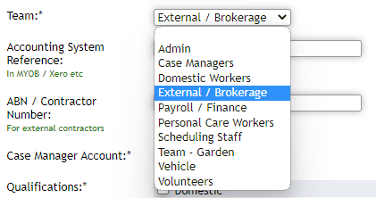 Adding in Contractors – TurnPoint Knowledge Base
