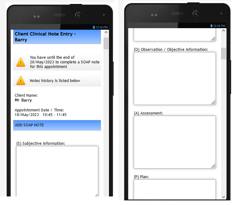 SOAP Notes – TurnPoint Knowledge Base