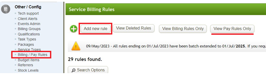 Setting up Pay rules – TurnPoint Knowledge Base
