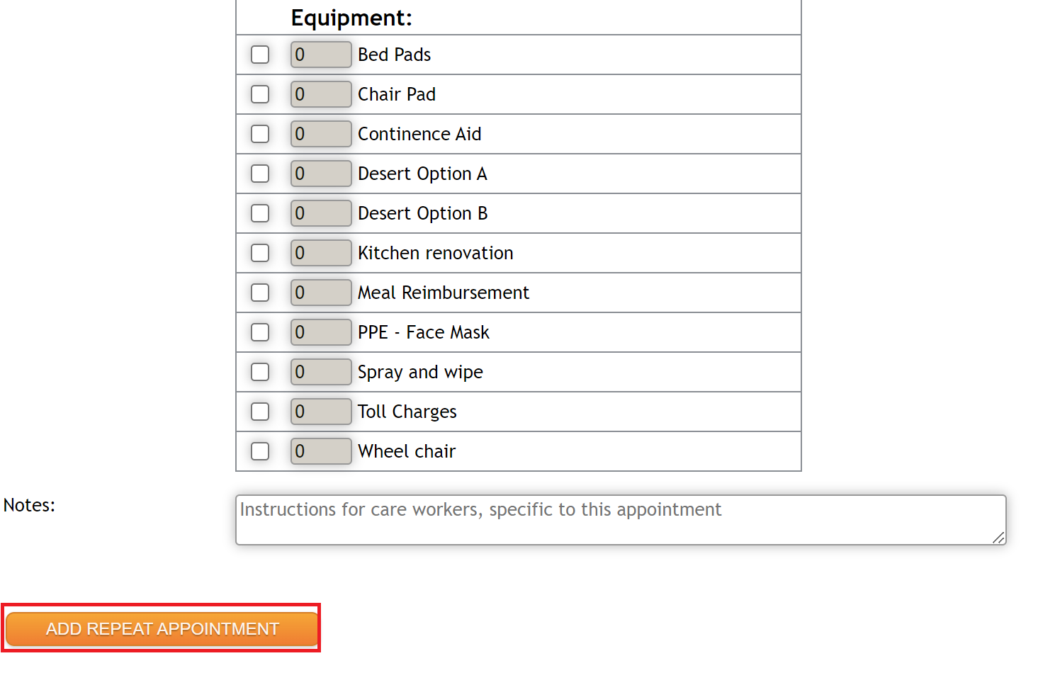 NDIS - Adding repeat appointments – TurnPoint Knowledge Base