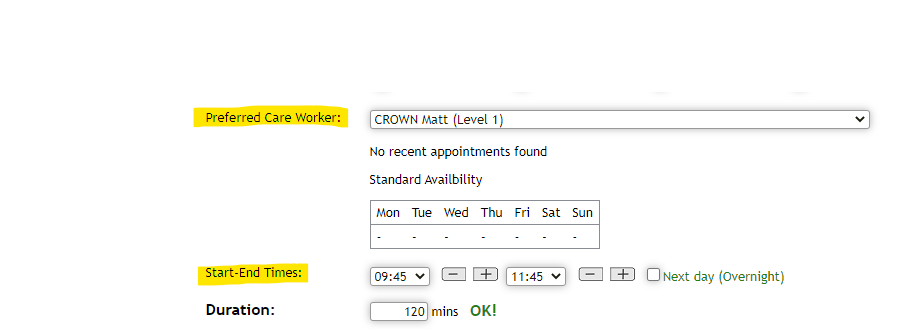 NDIS - Adding repeat appointments – TurnPoint Knowledge Base