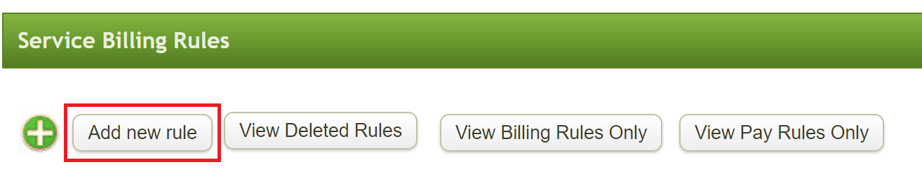 Service Types - Billing / Payroll rules – TurnPoint Knowledge Base