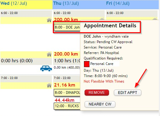 Update Appointment - One off vs Repeat appointments – TurnPoint Knowledge Base