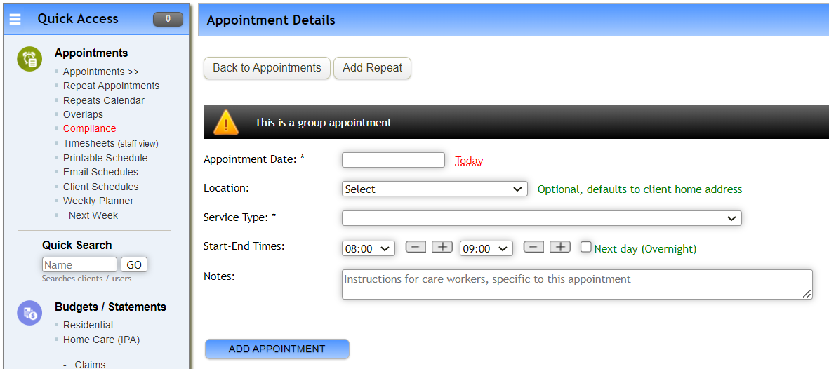 Create Group Booking – TurnPoint Knowledge Base