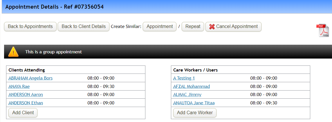 Create Group Booking – TurnPoint Knowledge Base