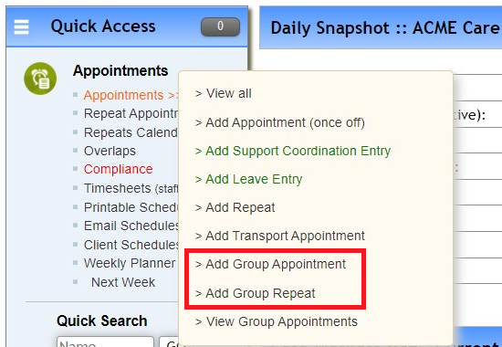 Create Group Booking – TurnPoint Knowledge Base