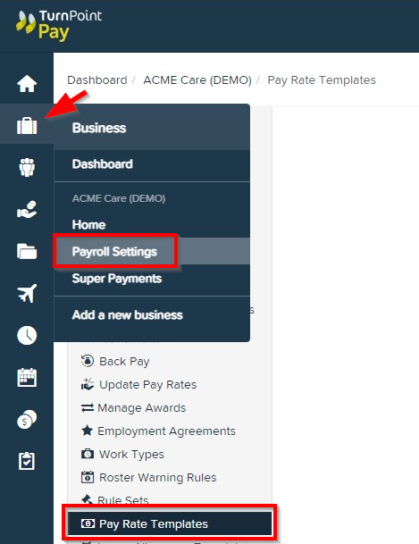 Bulk Update Pay Rate Templates - Importing and Exporting Pay Rate ...