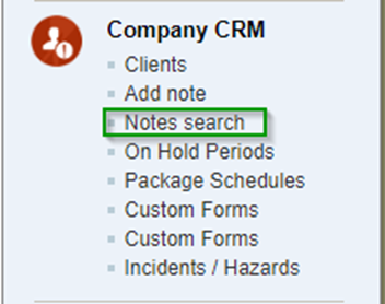 Notes Search Function – TurnPoint Knowledge Base