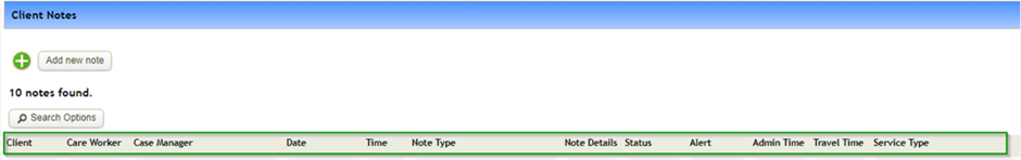 Notes Search Function – TurnPoint Knowledge Base