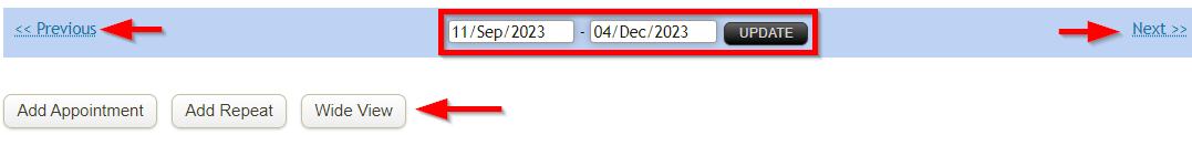 Client appointment calendar – TurnPoint Knowledge Base