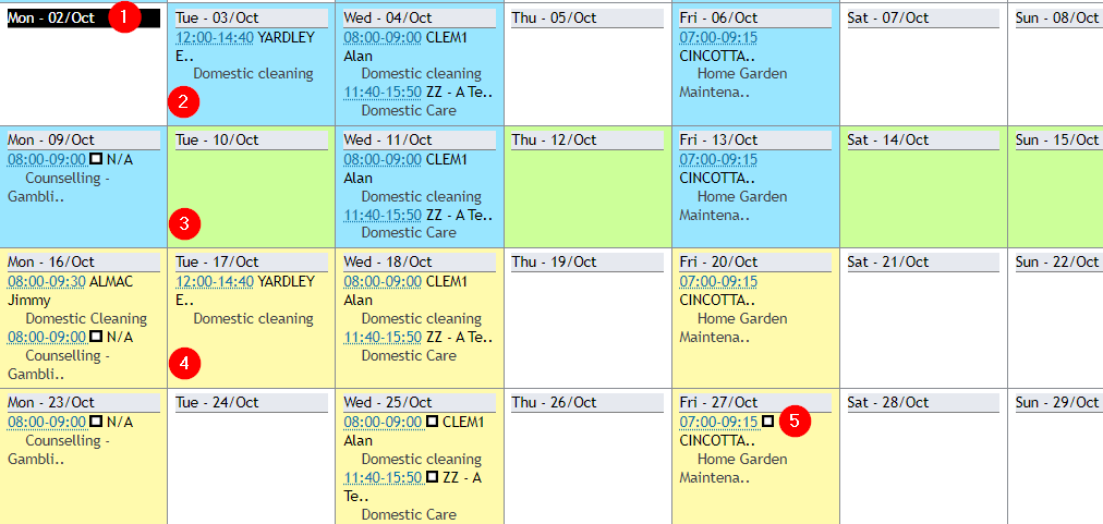 Client appointment calendar – TurnPoint Knowledge Base