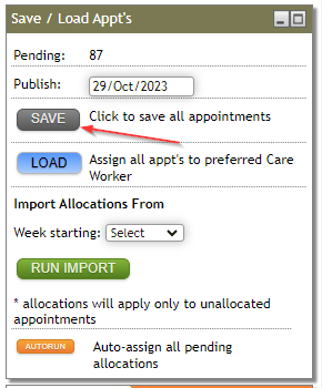 Appointment Bidding – TurnPoint Knowledge Base
