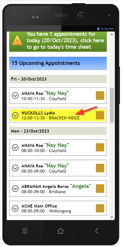 Appointment Bidding – TurnPoint Knowledge Base