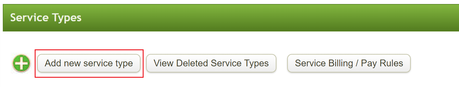NDIS - Adding service types – TurnPoint Knowledge Base