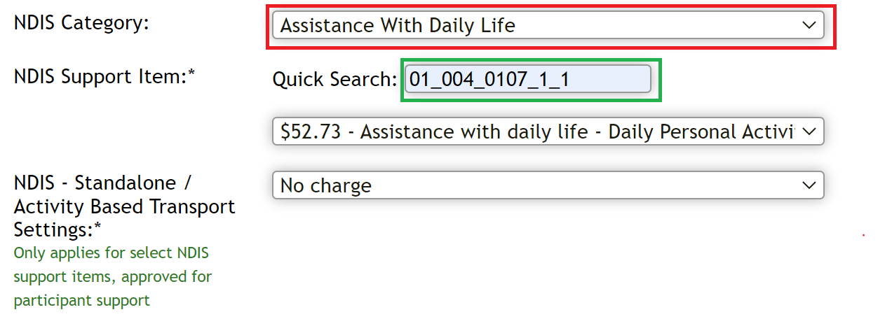 NDIS - Adding service types – TurnPoint Knowledge Base