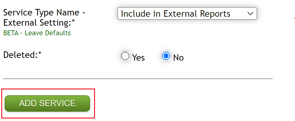 NDIS - Adding service types – TurnPoint Knowledge Base