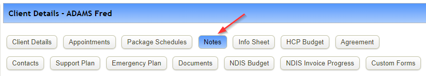 Adding in a Support Coordination Entry – TurnPoint Knowledge Base