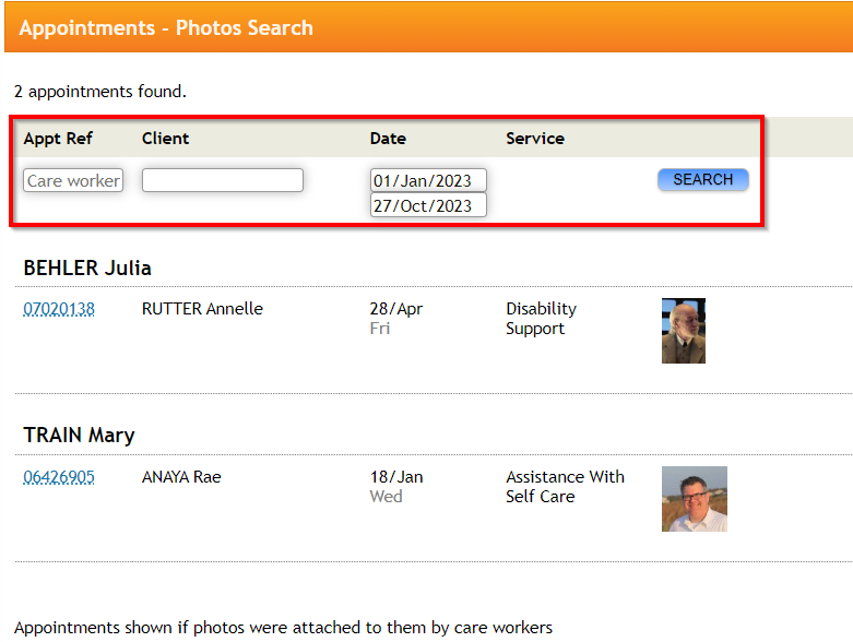 Reports - Photo Search – TurnPoint Knowledge Base