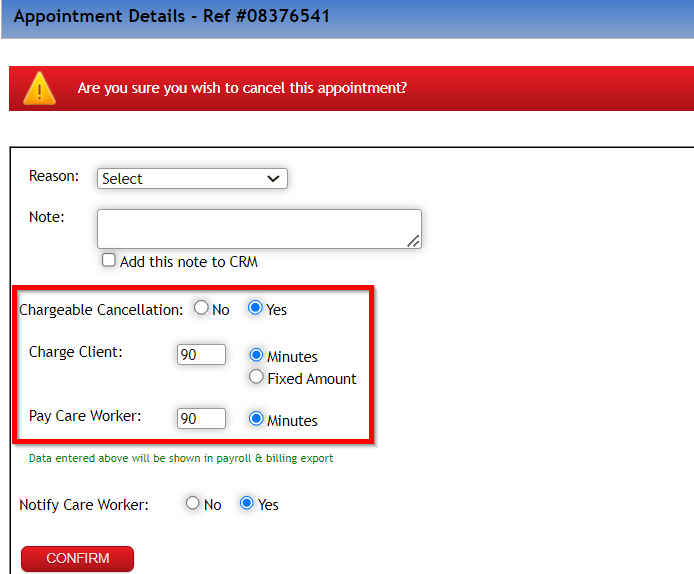 How can I charge cancelled appointment? – TurnPoint Knowledge Base
