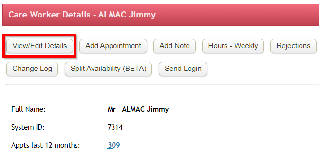 View/Edit User - Changing user details – TurnPoint Knowledge Base
