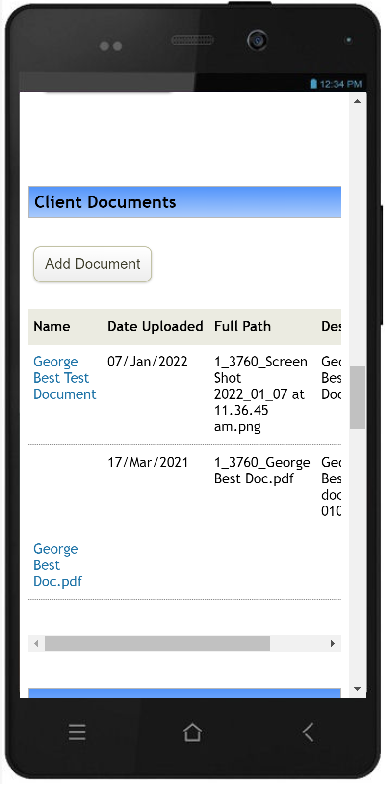 Mobile - Documents – TurnPoint Knowledge Base