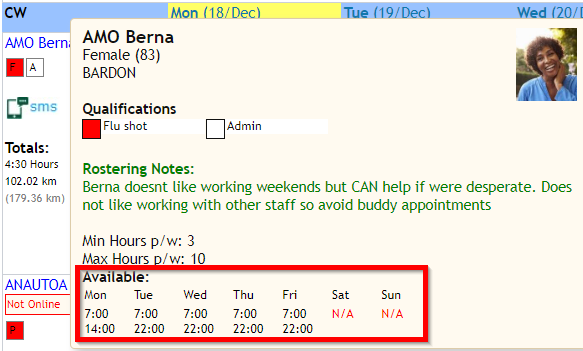 Managing Staff Availability – TurnPoint Knowledge Base