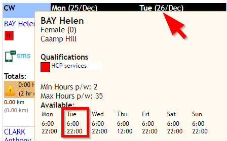 Managing Staff Availability – TurnPoint Knowledge Base