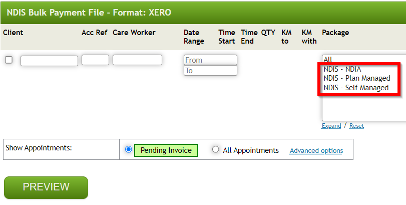 Processing invoices for participants with multiple NDIS fundings – TurnPoint Knowledge Base