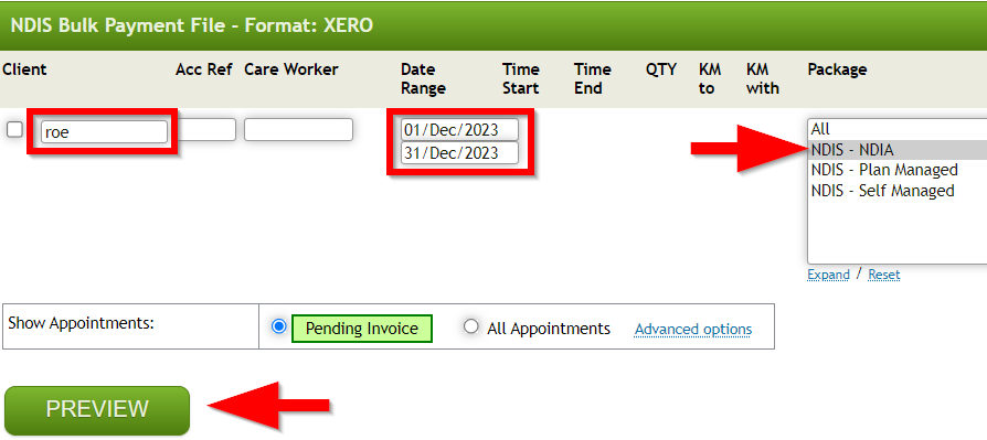Processing invoices for participants with multiple NDIS fundings – TurnPoint Knowledge Base